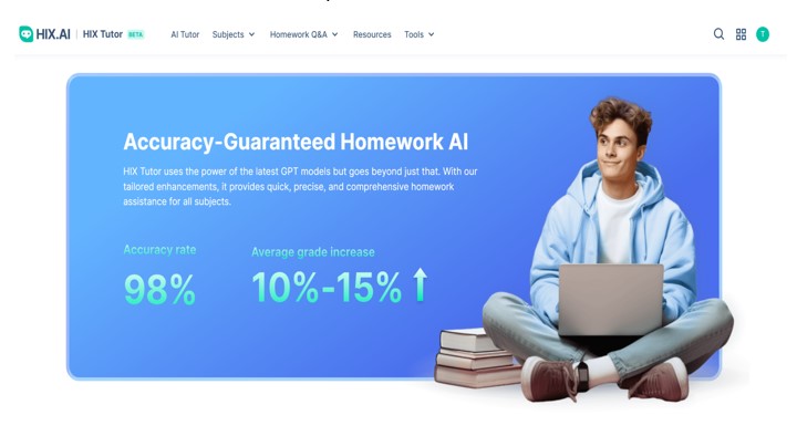 HIX Tutor Review: The Comprehensive AI Homework Helper | Izood