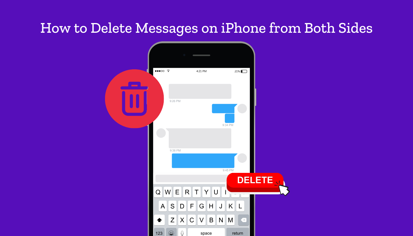 How To Delete Text Messages On iPhone For Both Sides? (Explained) | Izood